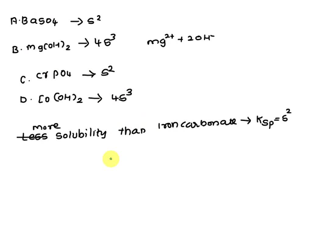 SOLVED: Consider these compounds: A. BaSO3 B. ZnS C. PbCl2 D. Co(OH)2 ...