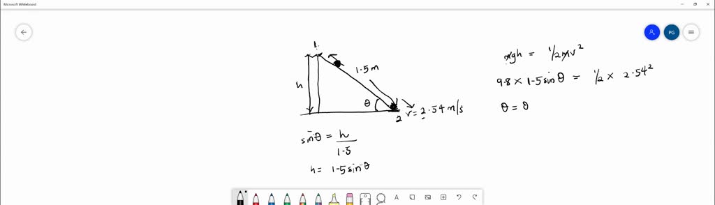 SOLVED: A 8.00 kg block of ice, released from rest at the top of a 1.50-m long frictionless ramp ...