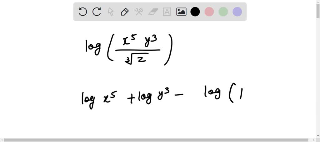 SOLVED: Write the logarithm in expanded form. 10g2 ( (xs= 22 )