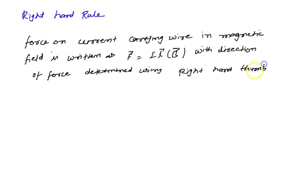 SOLVED:TABLE 20-1 Summary of Right-hand Rules (= RHR) Physicul ...