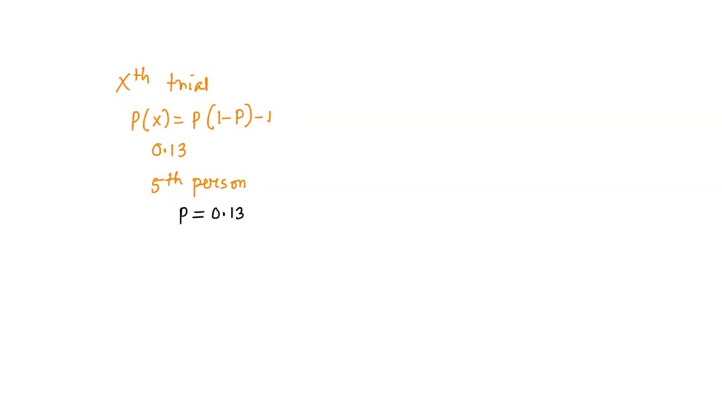 SOLVED: 'Recognize the name (Bernoulli, Geometric, Binomial or Poisson ...
