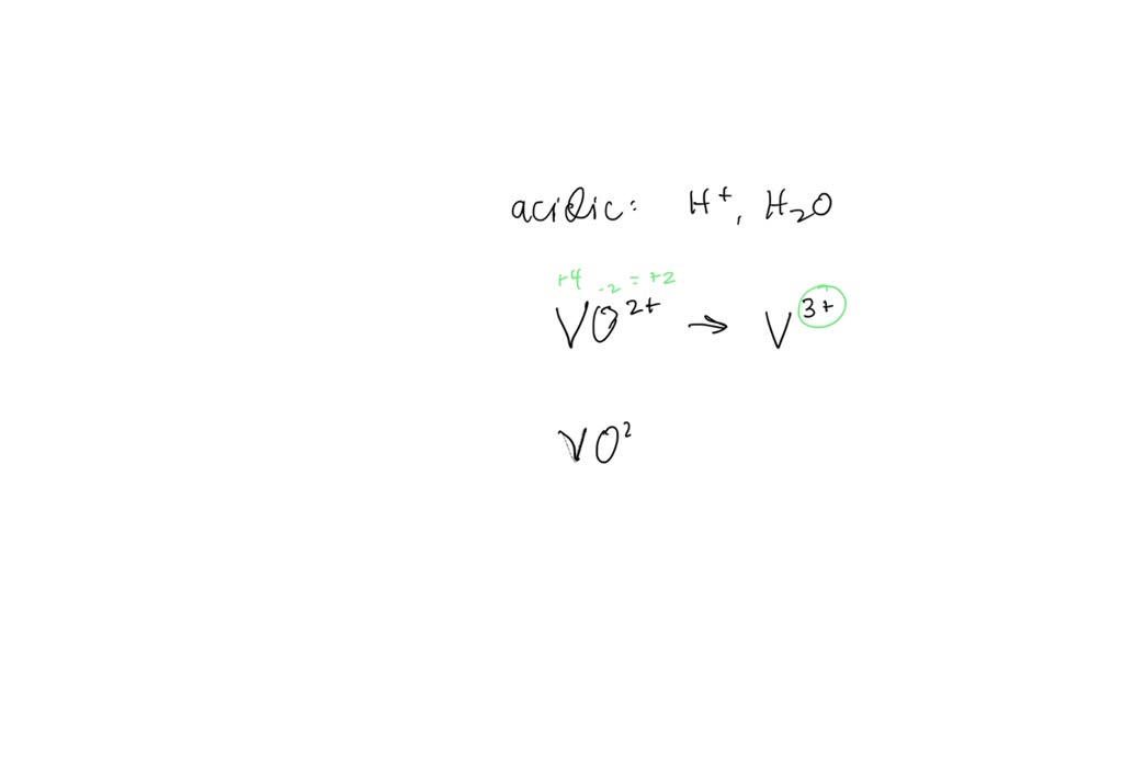 SOLVED: Balance the equation for a half-reaction that occurs in acidic ...