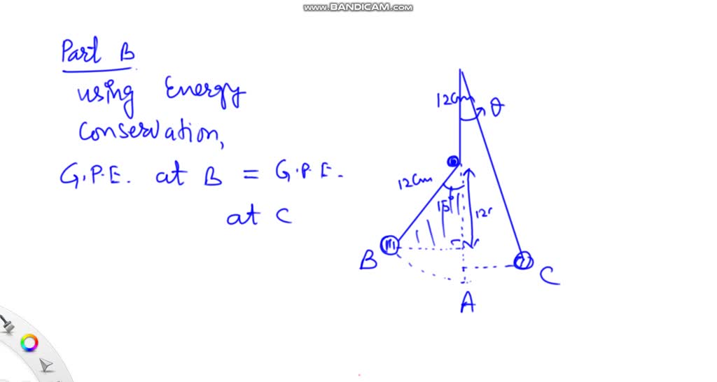 SOLVED: The pendulum shown in Figure 1 is pulled to an angle of 158 ...