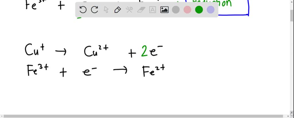 Solved 1 Identify Each Of The Following Half Reactions As Either An