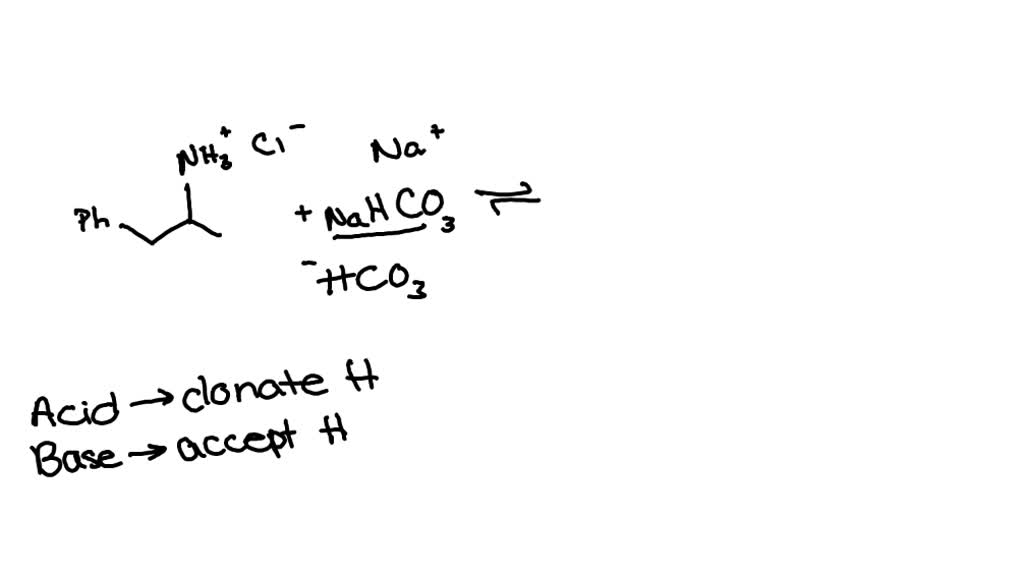 SOLVED: Text: NH3Â·Cl NaHCO3 pH In the box below, draw the structures ...