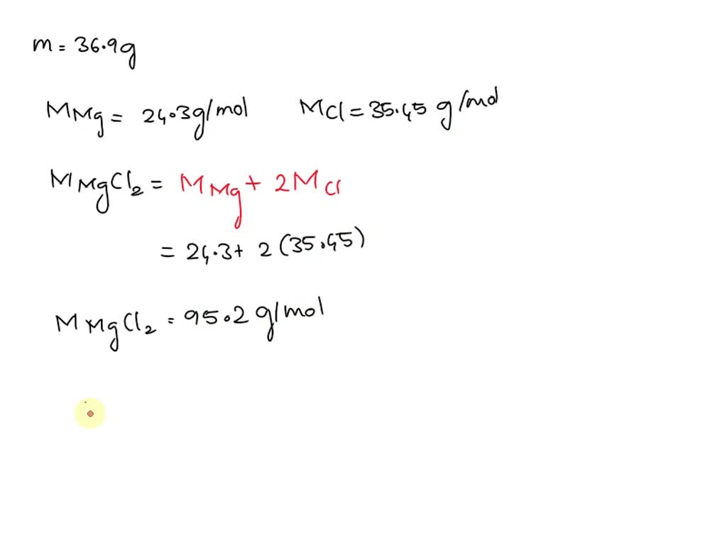 SOLVED: How many formula units make up 28.2 g of magnesium chloride ... SOLVED: How many formula units make up 28.2 g of magnesium chloride ...