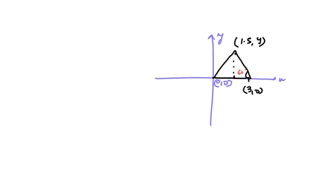 SOLVED: If (3,2) and (-3,2) are two vertices of an equilateral triangle which contains the ...