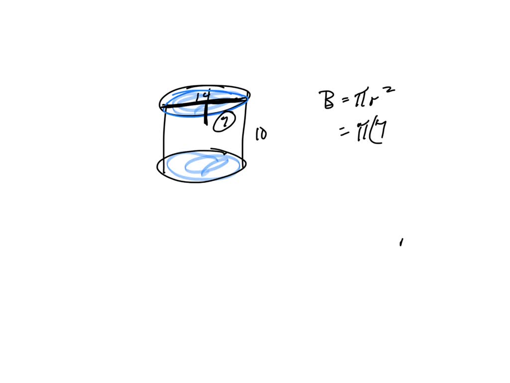 SOLVED: Find the volume of the cylinder. Play Area of the base: Height of the cylinder: Volume: