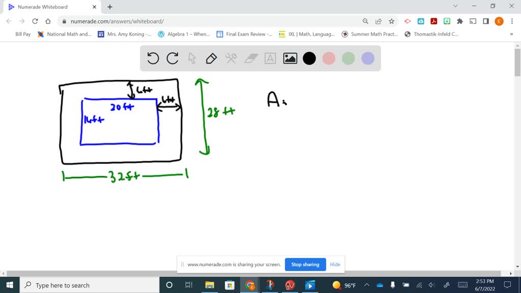 SOLVED: 'A dnveway 16 feet wide is shaped like a semicircle Determine ...