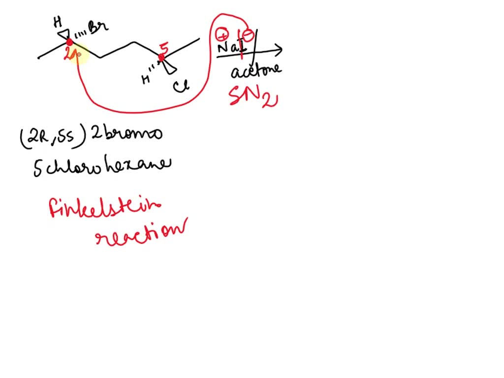 SOLVED: Text: Draw the SN2 product formed when the given alkyl chloride reacts with sodium ...