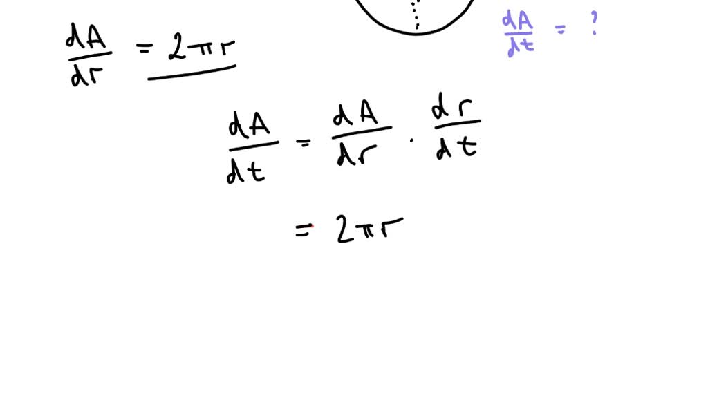SOLVED: 33. Water slowly evaporates from circular shaped puddle The ...