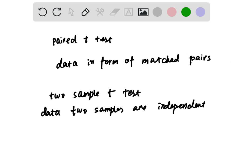 SOLVED For Each Of The Following Identify Which Type Of T test You 