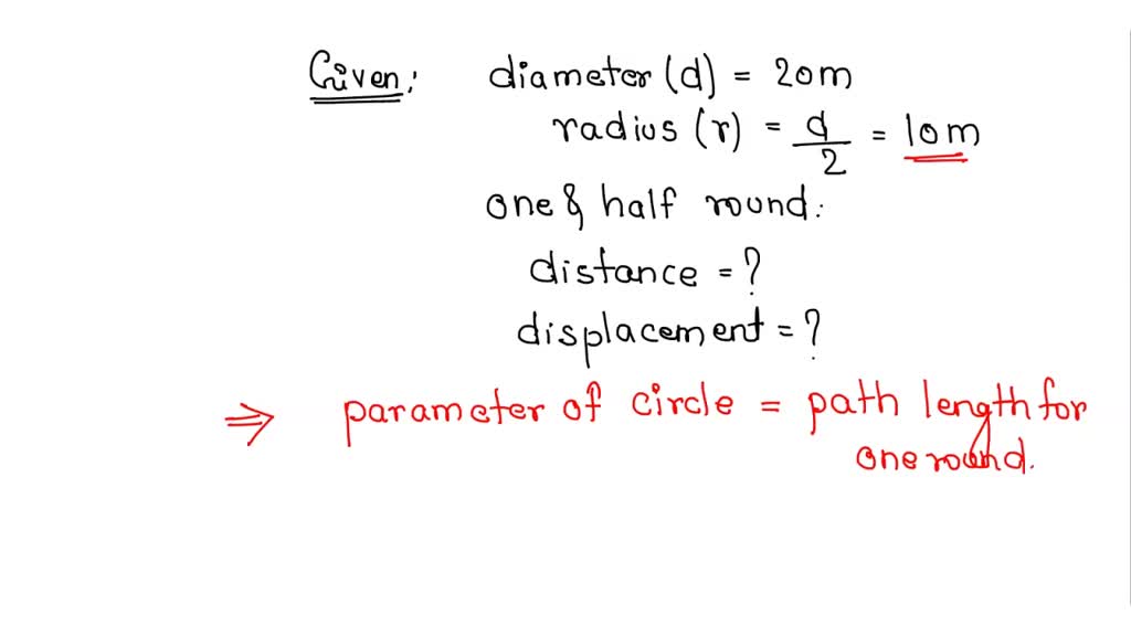 SOLVED: A particle is moving in a circle of radius 5cm. what is it ...