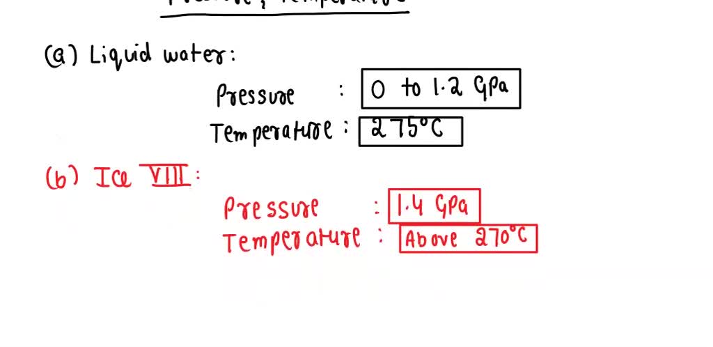 SOLVED: ' Given mole sample of water, describe the temperature and ...