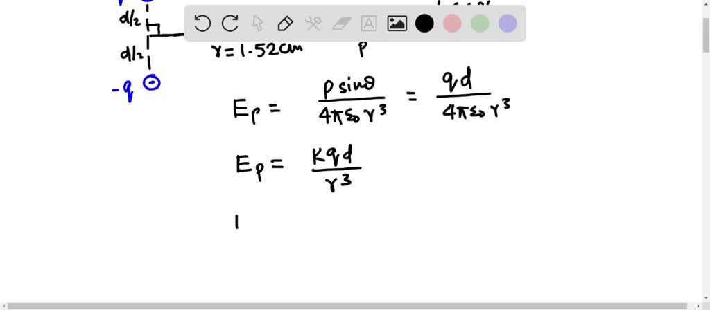 SOLVED: A dipole field pattern is shown in the figure. Consider various ... SOLVED: A dipole field pattern is shown in the figure. Consider various ...
