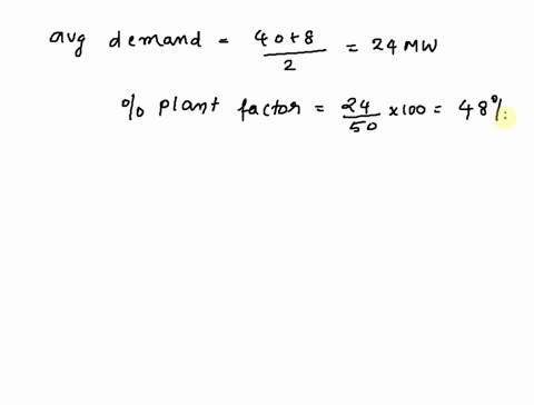 q1 the yearly load duration curve of a certain power station can be ...