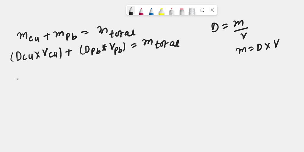 SOLVED: A box contains a mixture of small copper spheres and small lead ...