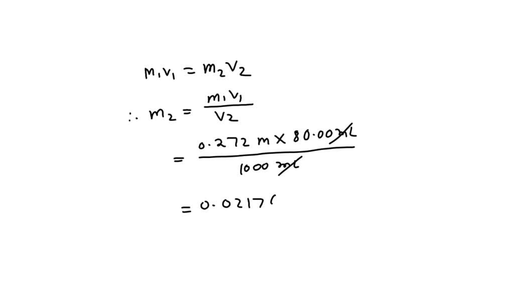 SOLVED: Dilute 40 mL of stock 2M potassium sulfate to 80mL. Calculate ... SOLVED: Dilute 40 mL of stock 2M potassium sulfate to 80mL. Calculate ...