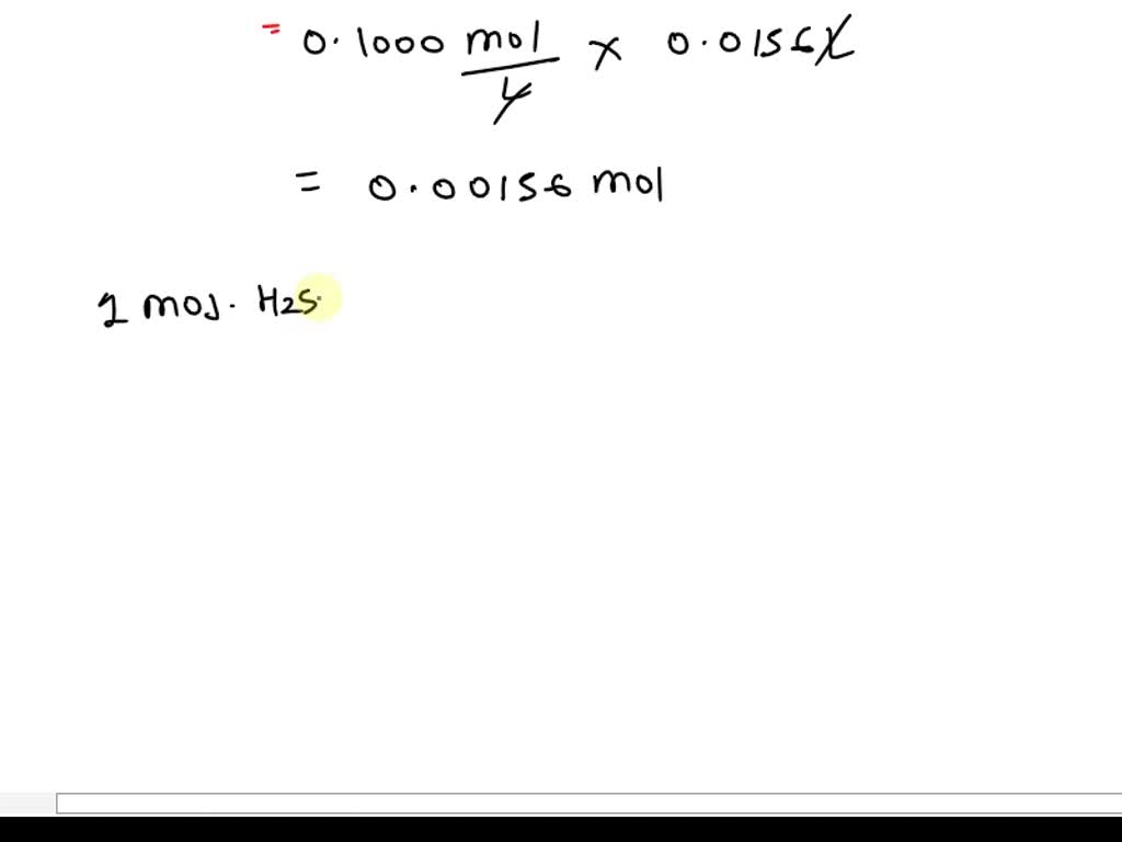 SOLVED: You are given 5.00 mL of an H2SO4 solution of unknown concentration. You divide the 5.00 ...