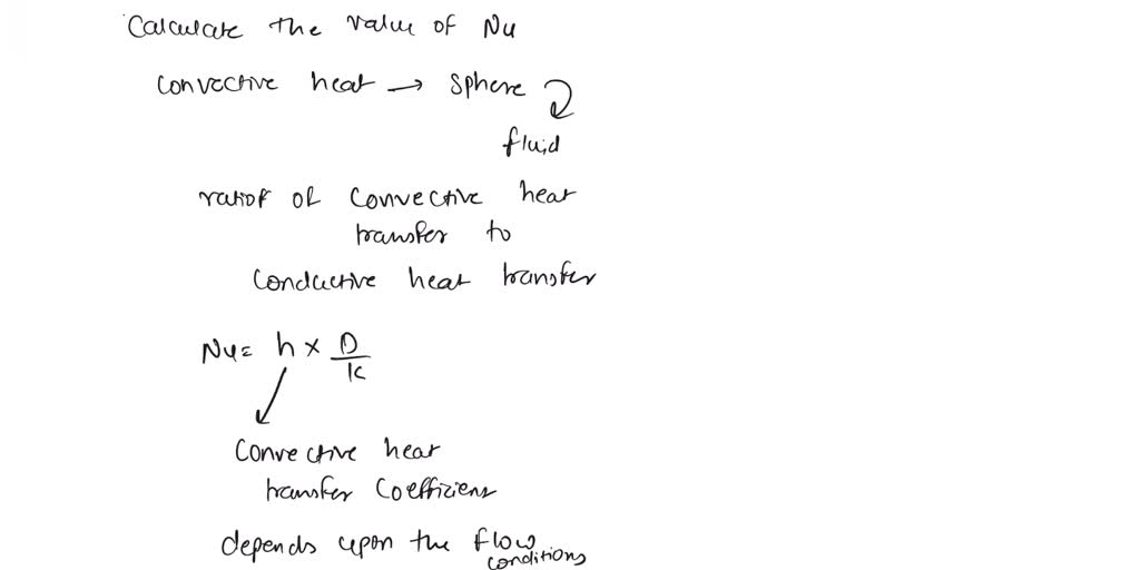 SOLVED: A solid sphere at a uniform temperature of Tsp is suddenly immersed in a well-stirred ...