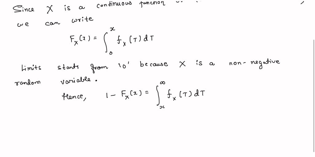 Solved 21 Let X Be A Discrete Random Variable Taking On Only Positive Integer Valuesshow That 