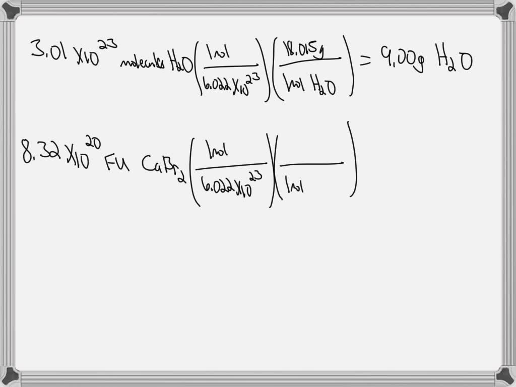SOLVED: Select the correct mass for each of the samples described below ...