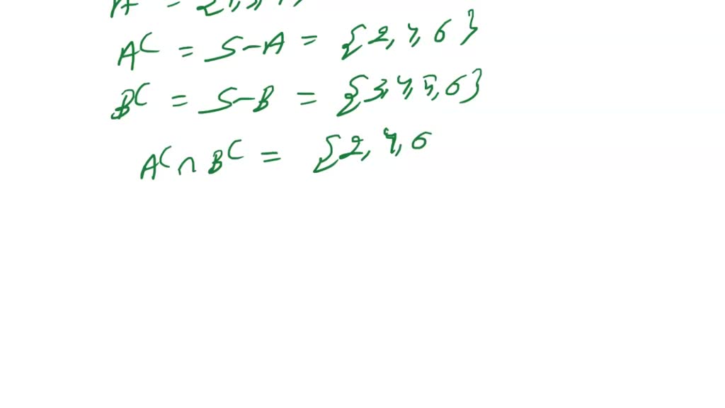 SOLVED: Consider rolling a six-sided die once. Let A be the set of outcomes where an odd number ...