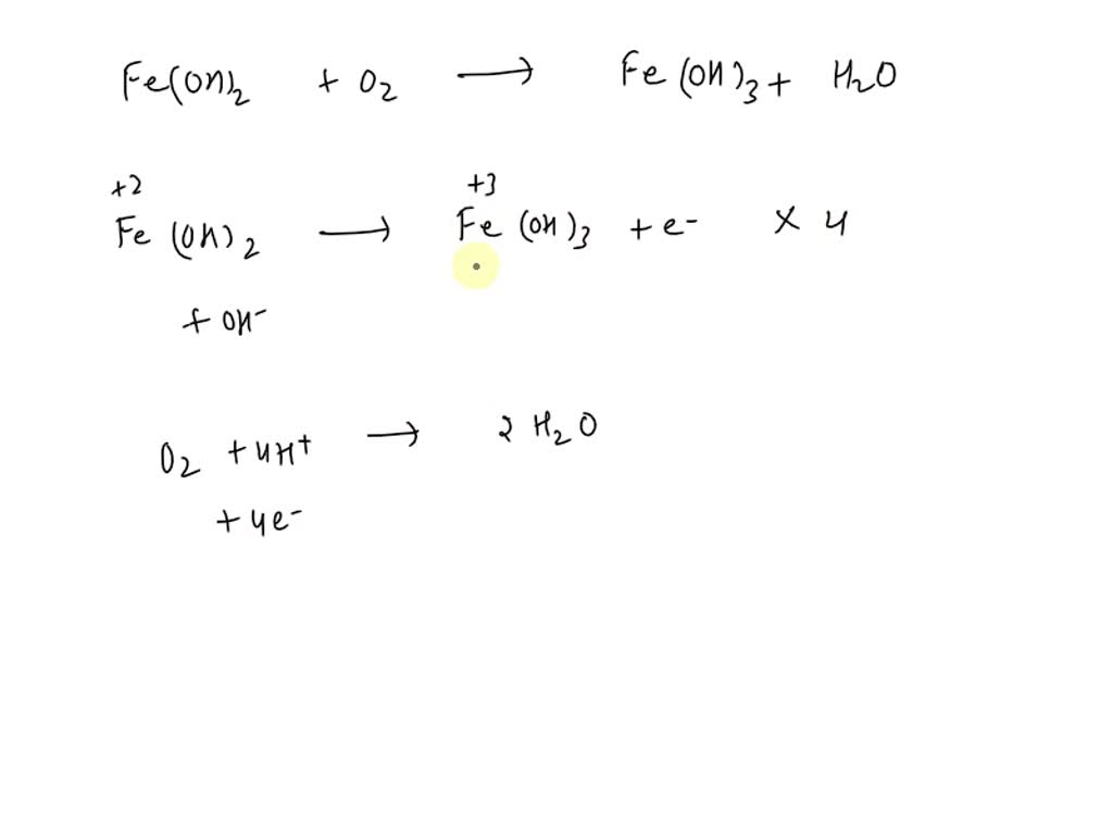 SOLVED: Balance the following redox reactions that occur in BASIC ...