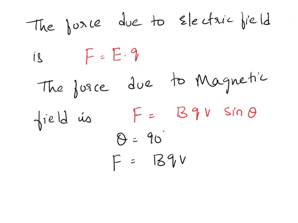 SOLVED: A particle with a positive charge q is moving in the positive x ...