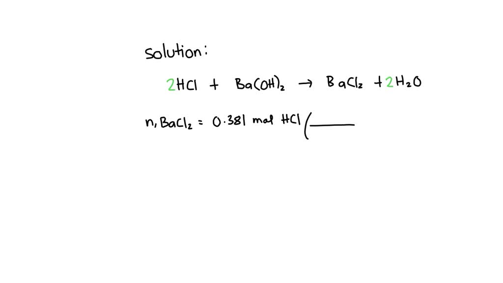 SOLVED: According to the following reaction, how many moles of barium ... SOLVED: According to the following reaction, how many moles of barium ...