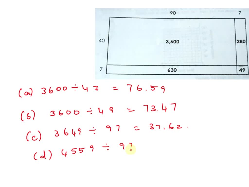 SOLVED: 'Can someone please help me and explain how you got the answer An area model is shown ...