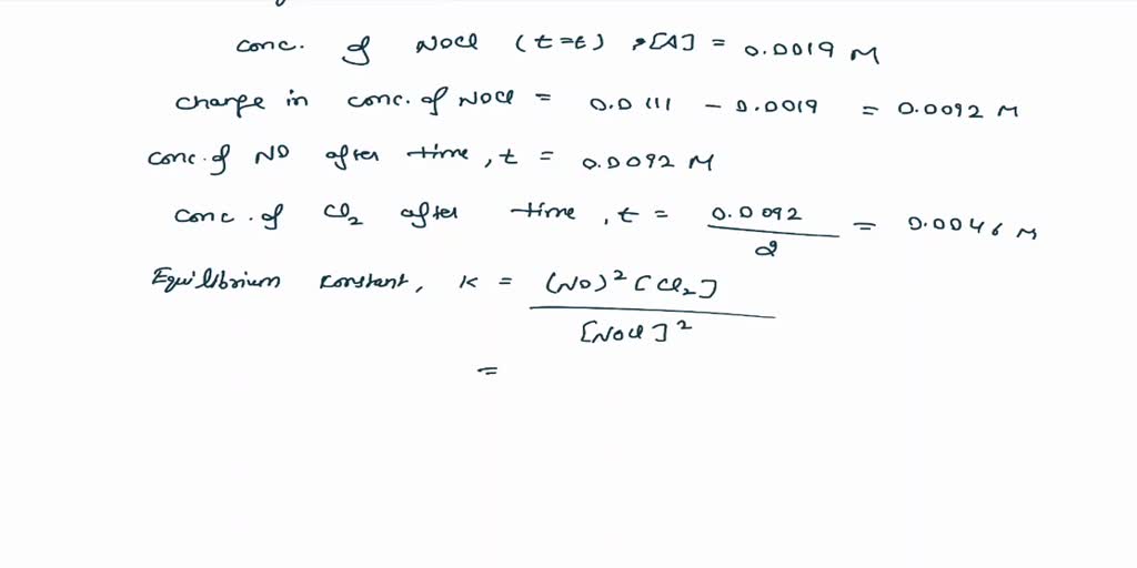 SOLVED: Derive an expression for the decay of the concentration of S ...