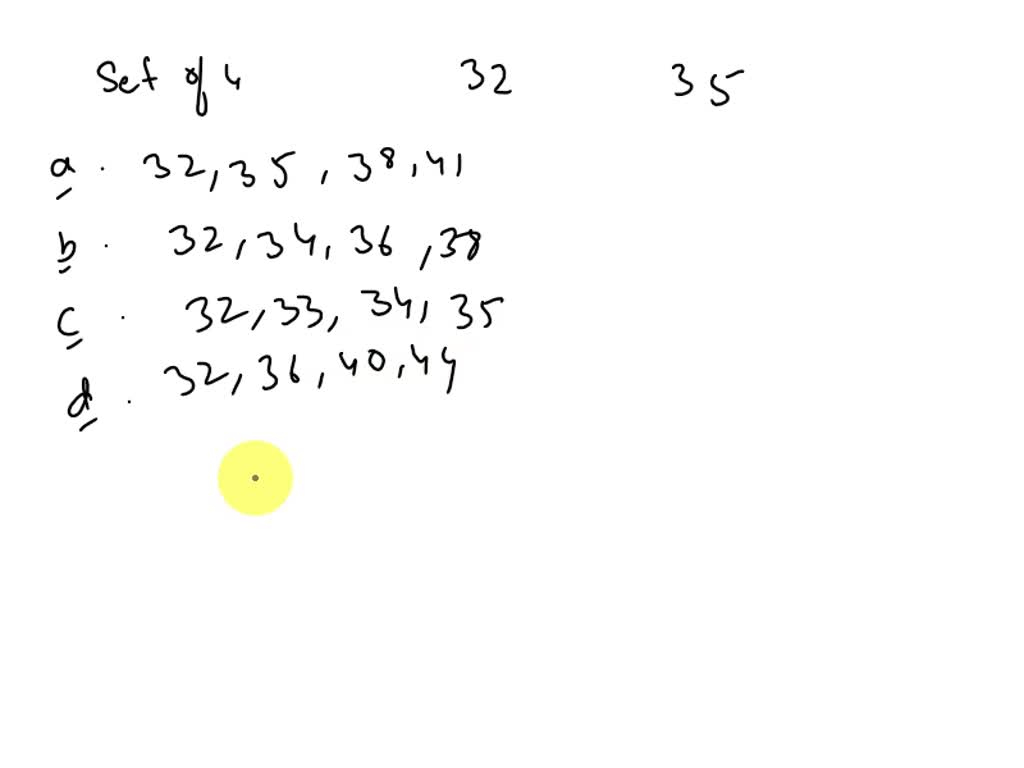 SOLVED: POSSIBLE POINTS: A set of four numbers that begins with the ...