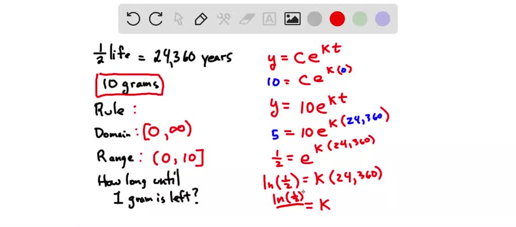 SOLVED: The plutonium isotope Pu-239 is a radioactive material. The ...