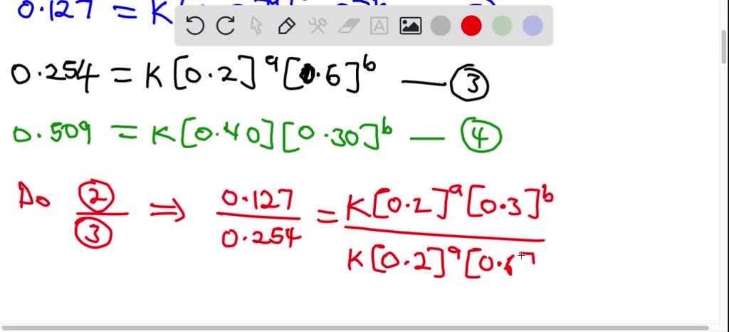 consider the reaction x + y to z from the following data, obtained at 360l, (a) determine the ...
