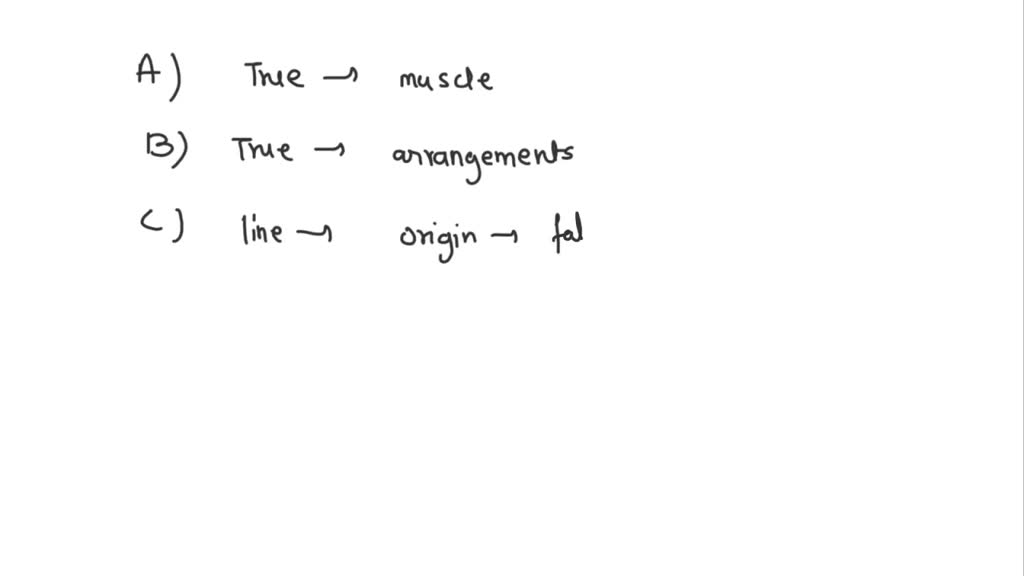 SOLVED: Pennate muscle arrangements are fibers that (Select all that ...
