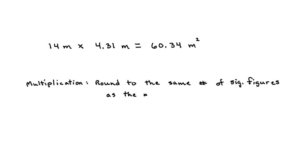 SOLVED: Perform the following calculation and answer with the proper ...