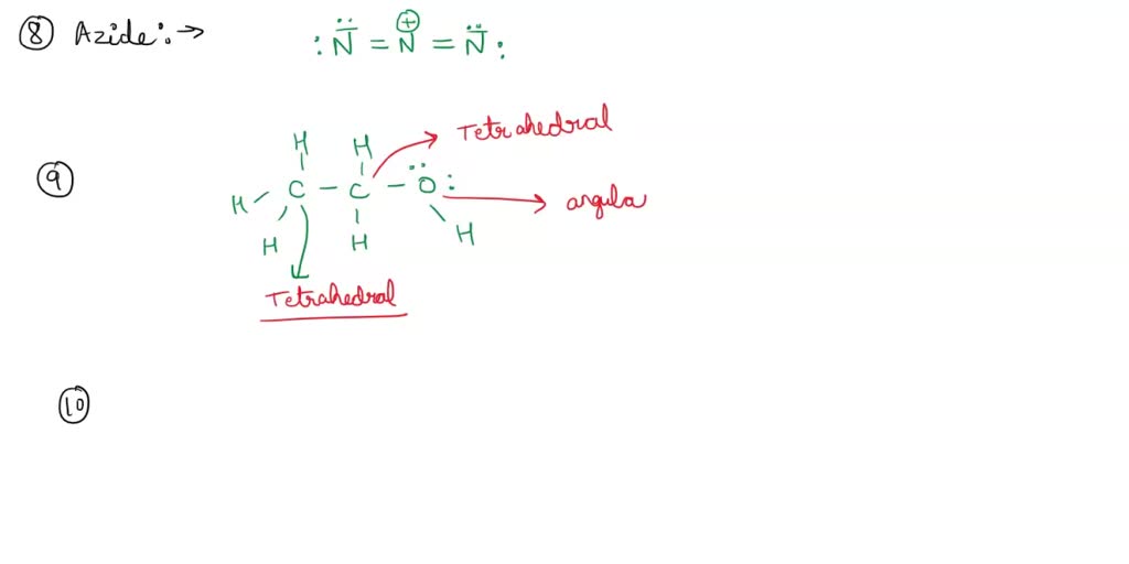 VIDEO solution: 8. Draw the BEST Lewis structure of azide, N3 -1 ...