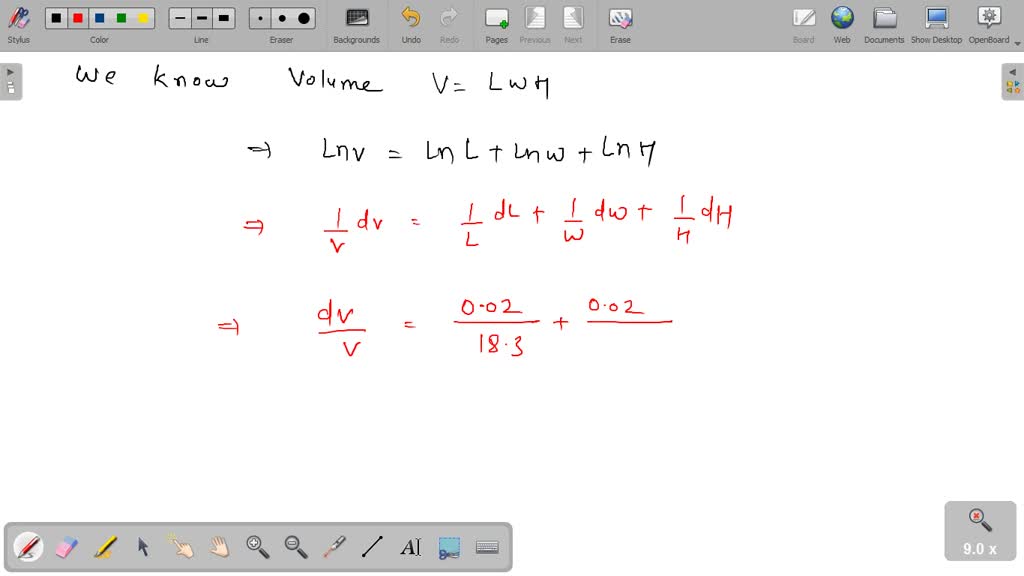 SOLVED: A construction company estimates the volume of concrete to pour ...