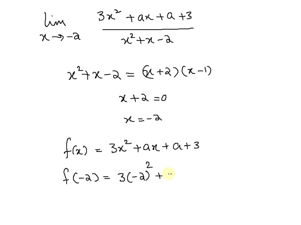 SOLVED: Question Part Points: Find the number a such that the limit ... SOLVED: Question Part Points: Find the number a such that the limit ...