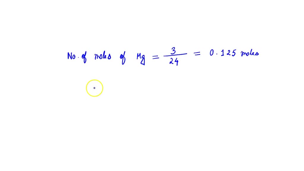 SOLVED: a) How many atoms of Mg are there in 3.00g of Mg? b) What is ...
