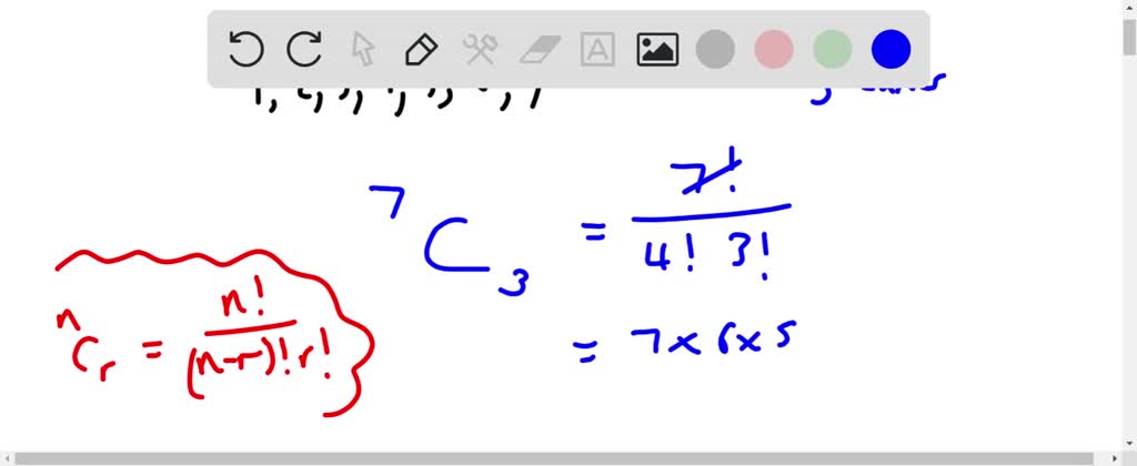 SOLVED: Use combinations to solve each problem. Seven cards are marked ...