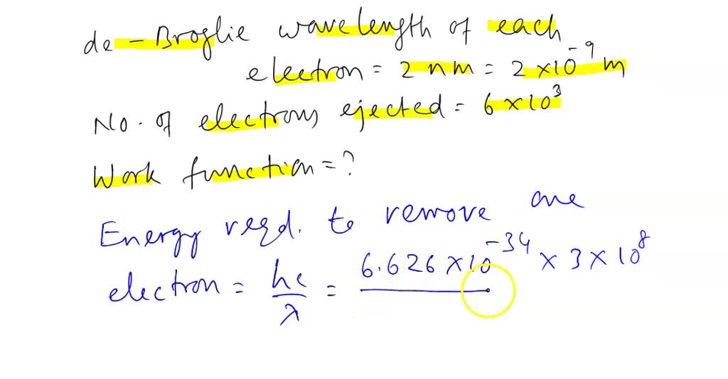 SOLVED: 2 Calculate the work function, threshold frequency and ...