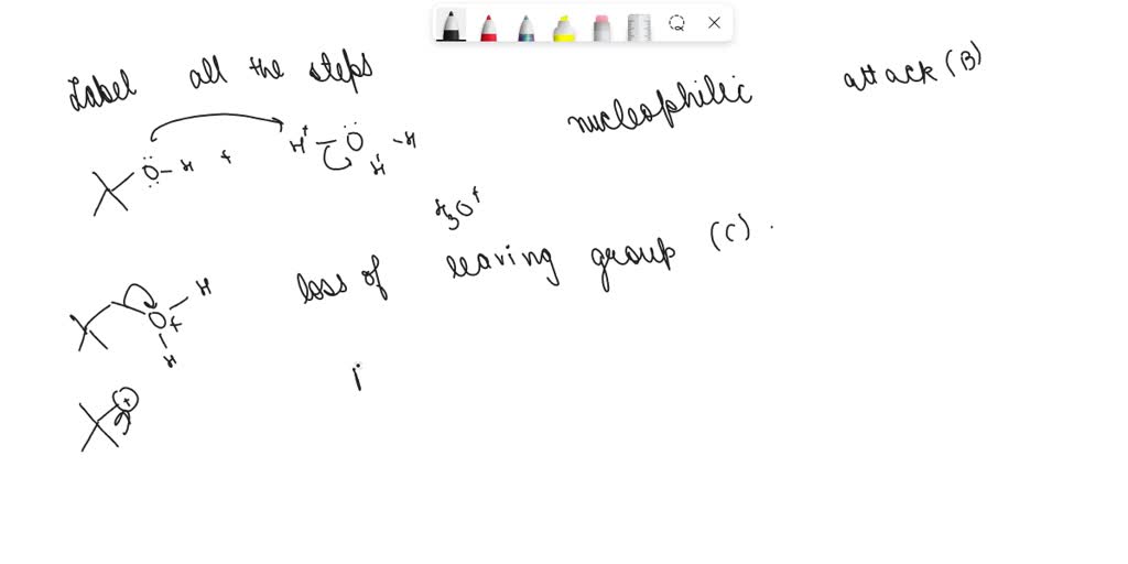 SOLVED: Identify each of the curved arrows in the mechanism below as ...