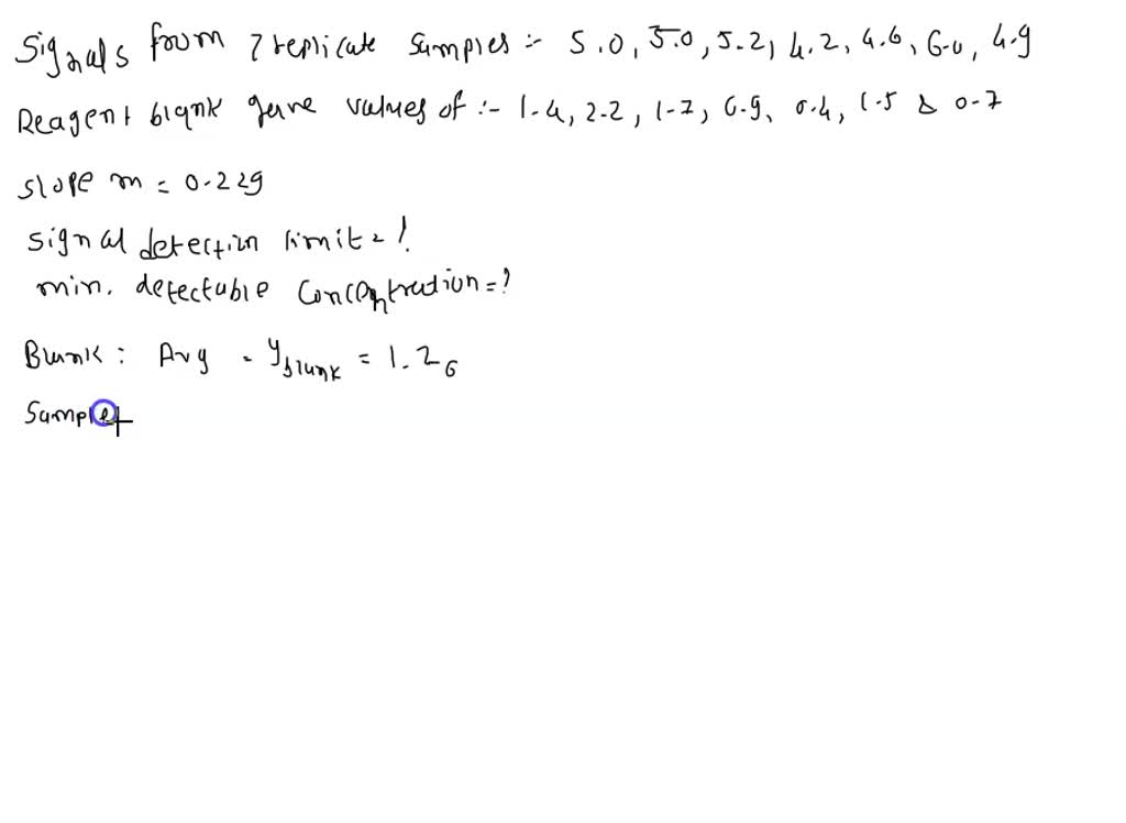 SOLVED: A series of experiments was performed and gave the data below ...