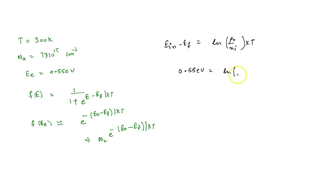 SOLVED: GaAs at T=300 K is doped with donor impurity atoms at a ...
