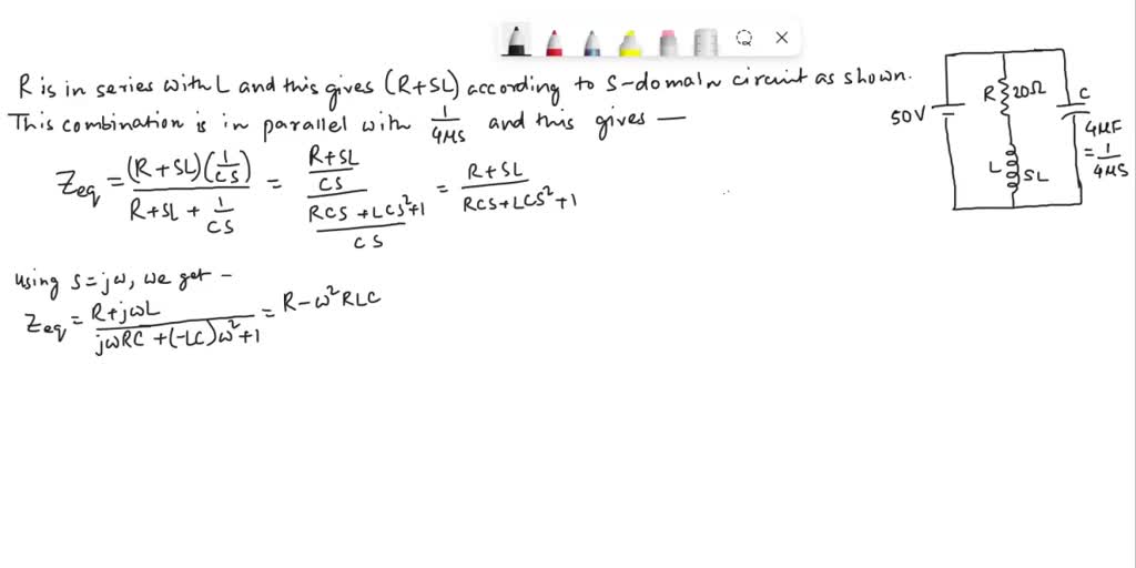 SOLVED: A coil of resistance 15 and inductance 150 mH is connected in ...