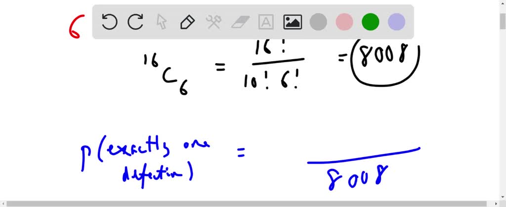 SOLVED: A package of tiles contains eight usable tiles and six defective tiles. What is the ...