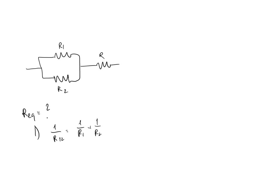 Solved How To Find Equivalent Resistance When 2 Resistors Are