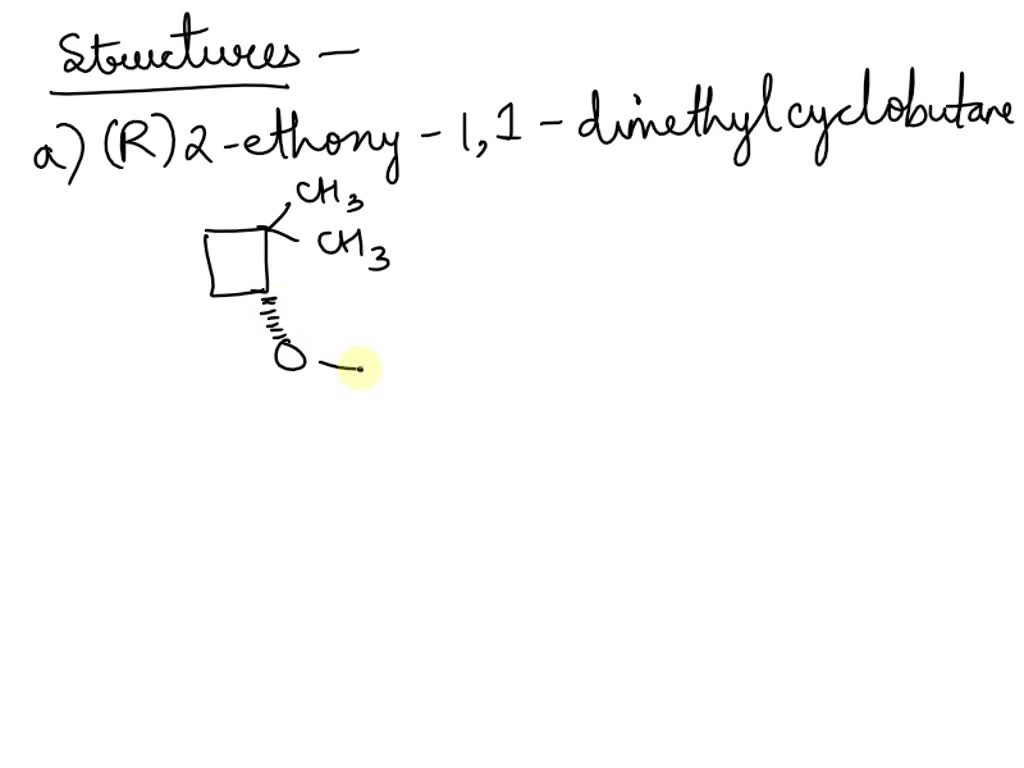 SOLVED: Draw the structure of each of the following compounds: (a) (R ...